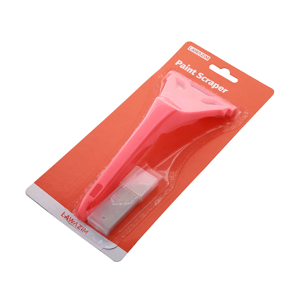 Plastic Handle Paint Scraper 3pc Set - Razor Blade Putty Knives and Sq ...