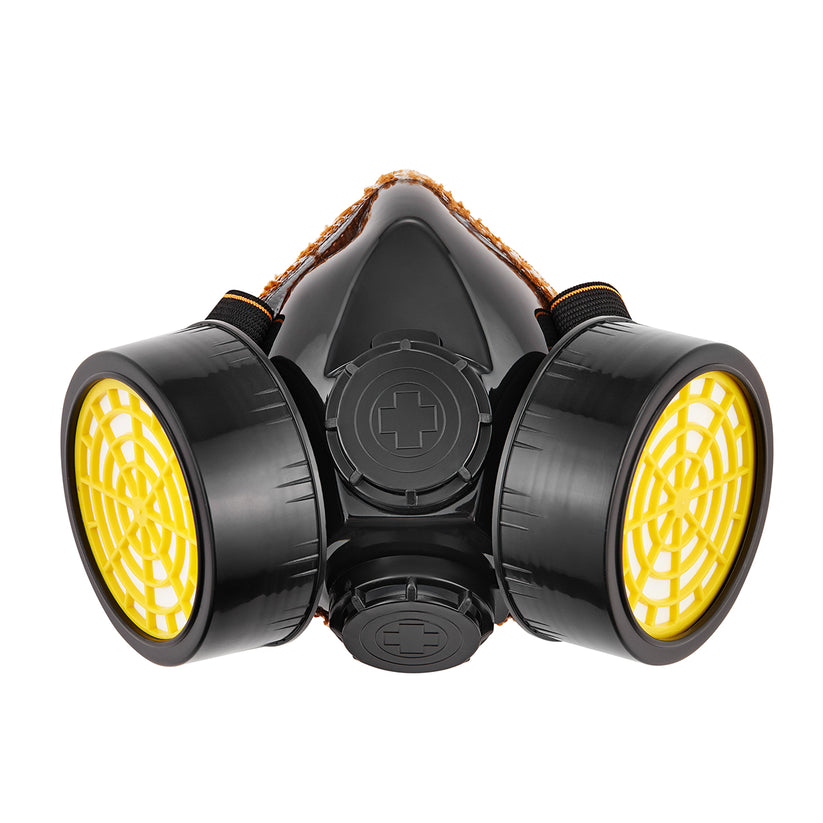 Double Filter Gas Mask - Reusable Half Face Respiratol for Constructio ...