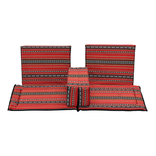Saudi Folding Floor Chair with Back Support - Arabic Majlis Style Floo ...